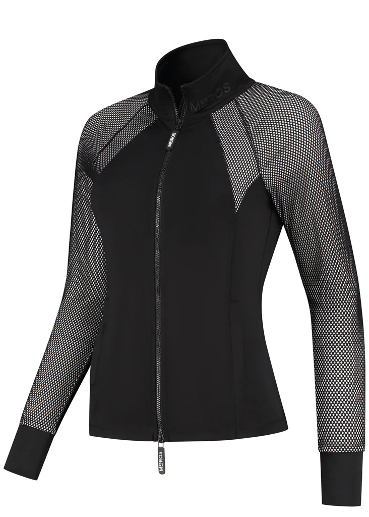Mrs Ros Darling Mesh Phantom Black Jacket - TEMPI.COM.AU – Tempi Equestrian