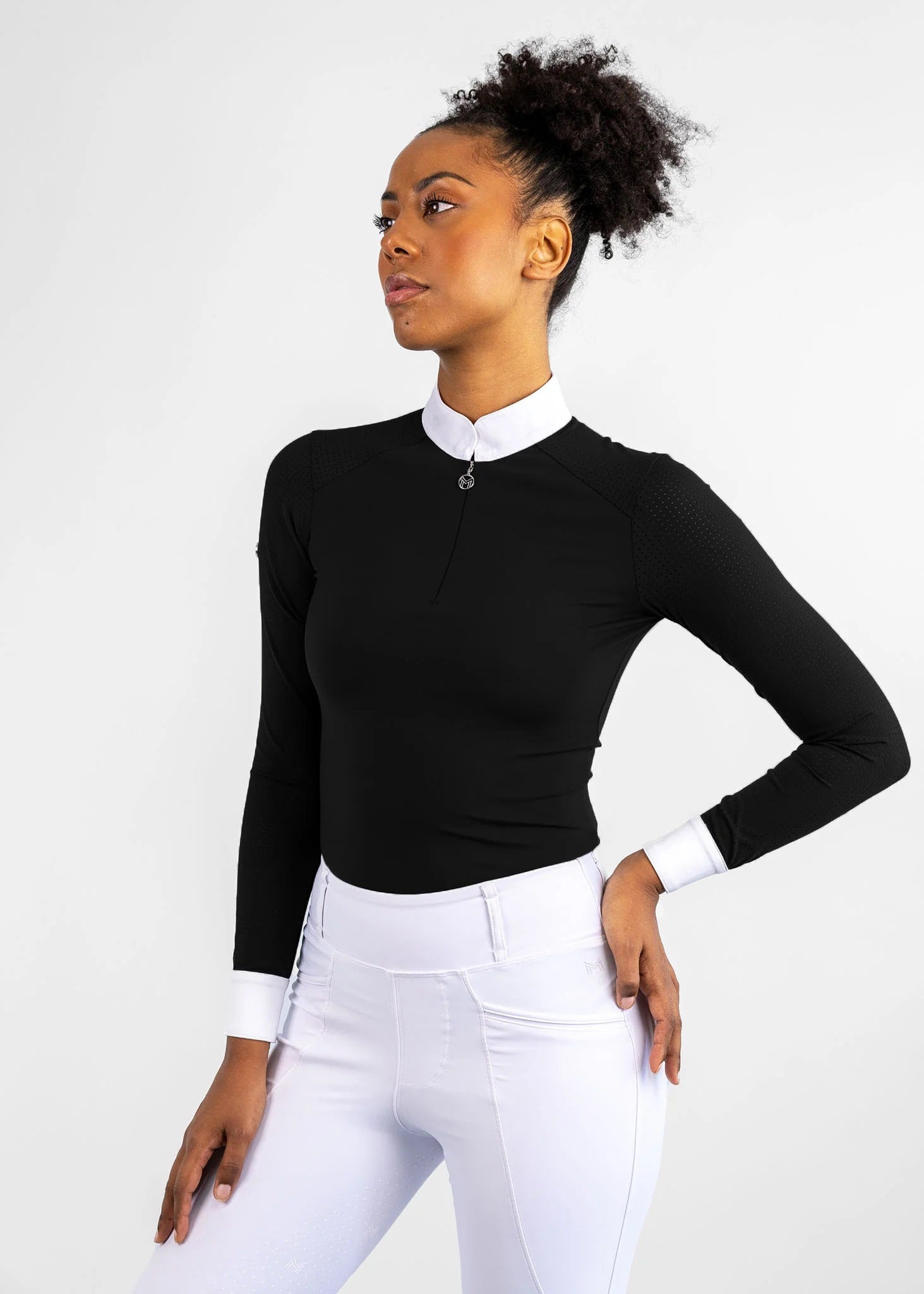 Maximilian Equestrian Black Air Show Shirt – Tempi Equestrian