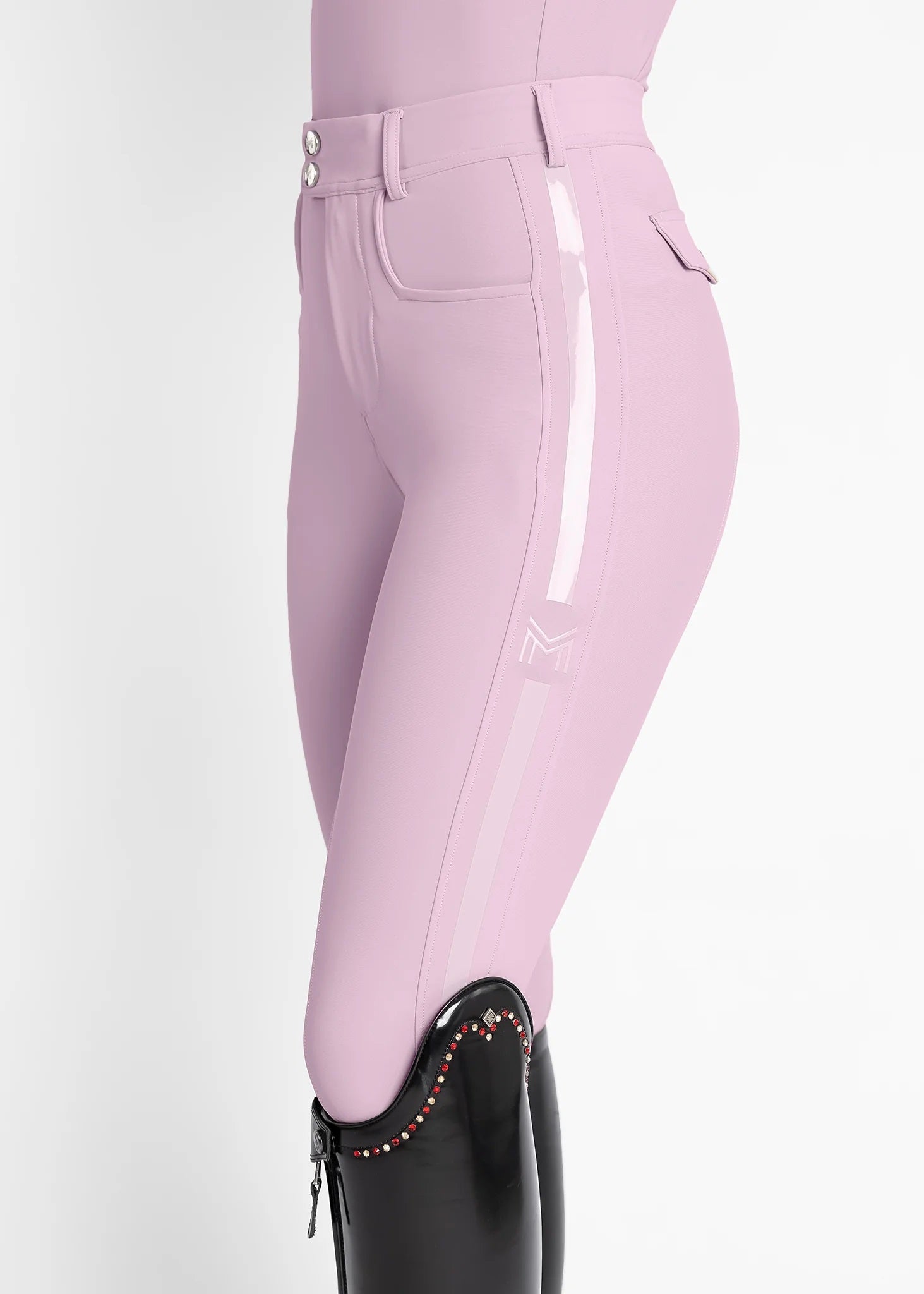 Maximilian Equestrian Mauve Reflection Breeches - TEMPI.COM.AU – Tempi ...